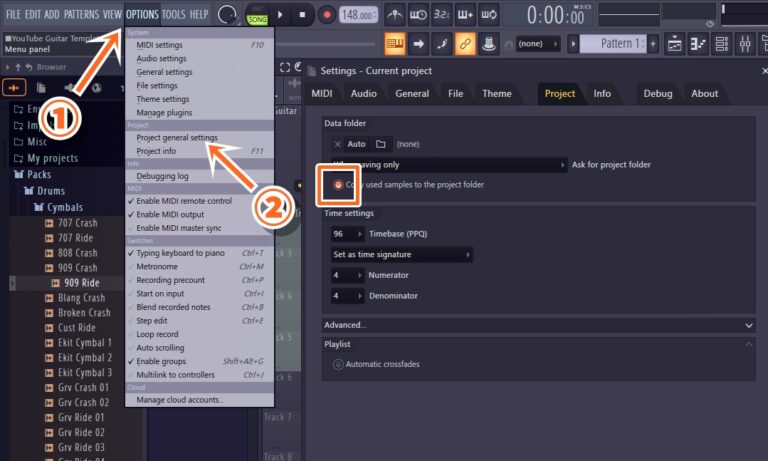 FL Studioでオーディオデータごとプロジェクトファイルを保存する方法【DTM】 | TRIVISION STUDIO