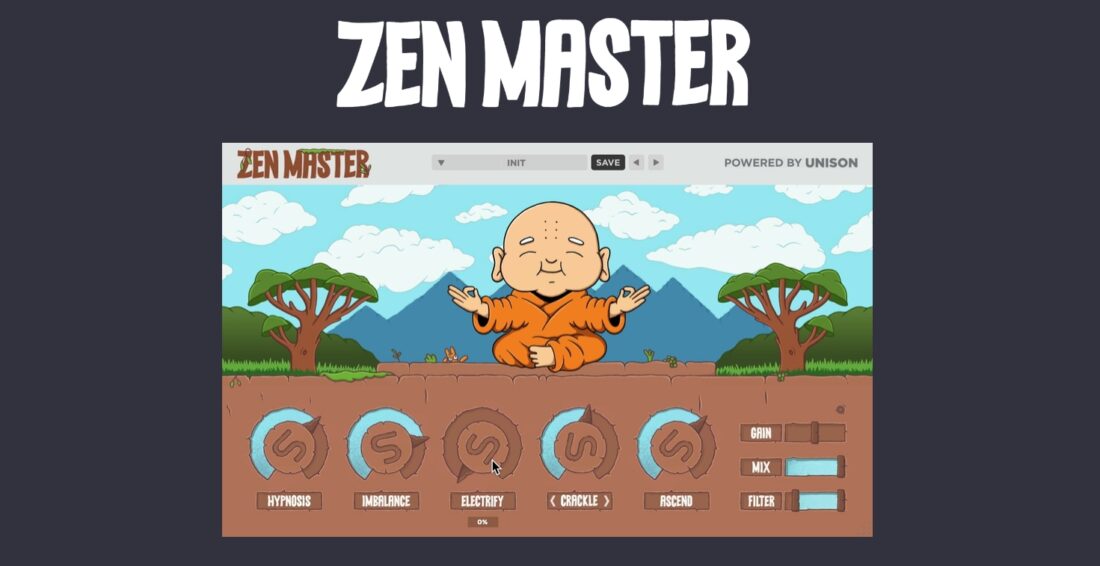 【無料】どんなサウンドもローファイ化するプラグインソフト「Zen Master」が無料配布スタート！ | TRIVISION STUDIO